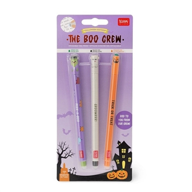 Erasable Gel Pens sæt m. 3 stk| Halloween | GaveProff