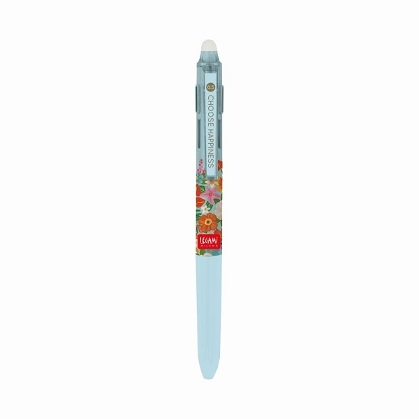 Legami Erasable Gel Pen 3-in-1, Flowers | GaveProff.dk